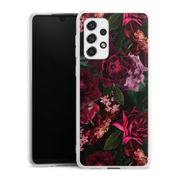 DeinDesign Galaxy A33 5G Handy Silikon H&uuml;lle Case transparent Handyh&uuml;lle Blossom Flowers Rose Silikon Case