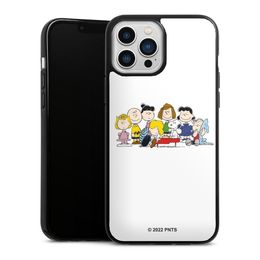 DeinDesign iPhone 13 Pro Max Handy Silikon H&uuml;lle Case schwarz Handyh&uuml;lle Peanuts Kindheit Merchandise