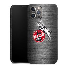 DeinDesign iPhone 12 Pro Max Handy Premium Case Smartphone Handyh&uuml;lle Schutzh&uuml;lle matt Official Licensed Product 1. Fc K&ouml;ln Metallic Look Premium Case