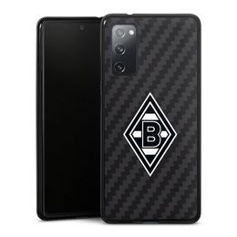 DeinDesign Galaxy S20 FE Handy Silikon H&uuml;lle Case schwarz Handyh&uuml;lle Gladbach Carbon Borussia M&ouml;nchengladbach