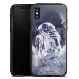 DeinDesign iPhone X Handy Silikon H&uuml;lle Case schwarz Handyh&uuml;lle Robot Merchandise Star Wars