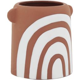 Keramikvase Terracotta Regenbogen