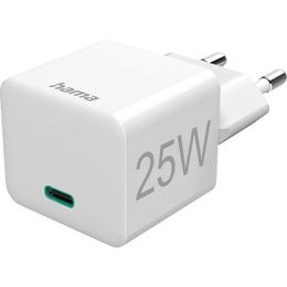 Hama USB-C, PD / Qualcomm® Mini-Ladegerät Universal 25 Watt, Weiß