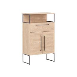 Schildmeyer Highboard »Dumone« - Anthrazit - Holz