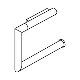 HEWI WC-Papierhalter System 162, verchromt, f. 1 WC-Rolle 162.21.10040