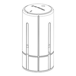 IMI Heimeier Thermostat-Kopf Halo-B Behördenmodell mit eingebauten Fühler, Diebstahlsicher Biegefestigkeit min. 1000 N 2500-00.500