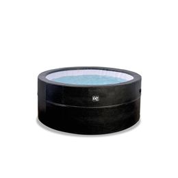 EXIT Kunstleder Premium Whirlpool in schwarz, ø184x73cm