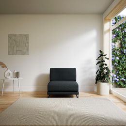MYCS Sessel Steingrau - Eleganter Sessel: Hochwertige Qualität, einzigartiges Design - 80 x 75 x 98 cm, Individuell konfigurierbar