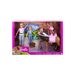 Mattel GXD65 - Barbie - Reitspaß inkl. Puppen, Pferd und Zubehör - Spielset