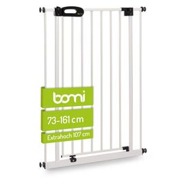 BOMI Türschutzgitter Kinderschutzgitter Extra Hoch Merle 73-161 cm zum Klemmen