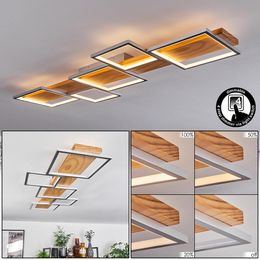 hofstein Pompu Deckenleuchte LED Naturfarben, 1-flammig