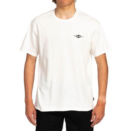 Billabong T-Shirt »Night Ride« Off White S S Stoff: Baumwoll-Jersey-Stoff [160 g/m2]