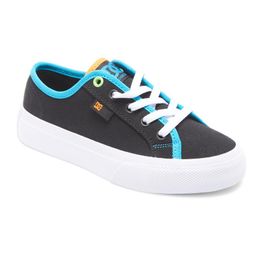 DC Shoes Sneaker »Manual« Black/White/Blue 2,5(33,5) 2,5(33,5) Obermaterial aus Canvas