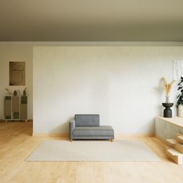 MYCS Sessel Samt Sandgrau - Eleganter Sessel: Hochwertige Qualität, einzigartiges Design - 133 x 75 x 98 cm, Individuell konfigurierbar