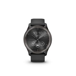 Fitnessuhr Garmin "VIVOMOVE TREND" Smartwatches schwarz (schwarz, schiefergrau) Fitness-Tracker