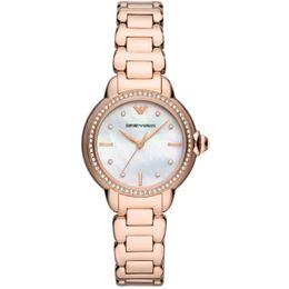 Quarzuhr Emporio Armani "AR11523" Armbanduhren rosegold (roségoldfarben) Damen Quarzuhren