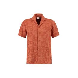 Shiwi Button Up Shirt 'TOWELING' male Orange size M