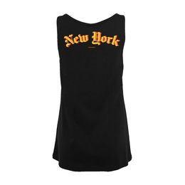 F4NT4STIC Top 'New York' Damen Größe XXL orange / schwarz