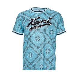 Karl Kani Shirt Herren Gr&ouml;&szlig;e XL blau / schwarz