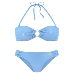 Lascana Bikini female Blue size 40