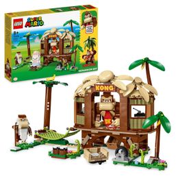 Lego 71424 Super Mario Donkey Kongs Baumhaus – Erweiterungsset, Konstruktions-Spielzeug zum Kombinieren mit Mario, Luigi, oder Peach Starterset und Cranky Kong Figur