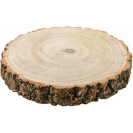 CHAKS Rindenscheiben Holzscheibe 26cm Durchmesser