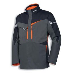 Uvex Arbeitsjacke Arbeitsjacke metal grau, orange, anthrazit