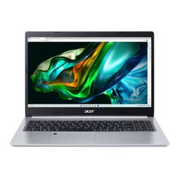 Acer Aspire 5 (A515-45-R1UJ) Laptop | 15,6 FHD Display | AMD Ryzen 5 5500U | 16 GB RAM | 512 GB SSD | AMD Radeon Graphics | Windows 11 | QWERTZ Tastatur | silber