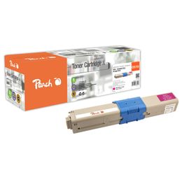 Peach O4446/4449 Toner XL ma ersetzt OKI 44469723 f&uuml;r z.B. OKI C 510 DN, OKI C 511 DN, OKI C 530 DN, OKI C 531 DN, OKI MC 561 DN, OKI MC 562 DN (wiederaufbereitet)