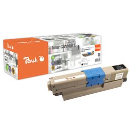 Peach O4446/4449 Toner XL bk ersetzt OKI 44469804 für z.B. OKI C 510 DN, OKI C 530 DN, OKI MC 561 DN (wiederaufbereitet)