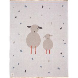 Lässig Babydecke TINY FARMER – SHEEP (75x100)