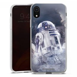 DeinDesign iPhone Xr Handy Silikon H&uuml;lle Case transparent Handyh&uuml;lle Robot Merchandise Star Wars Silikon Case