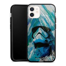 DeinDesign iPhone 12 mini Handy Silikon H&uuml;lle Case schwarz Handyh&uuml;lle Colourful Stormtrooper Star Wars