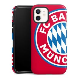 DeinDesign iPhone 12 mini Handy Panzer Handyh&uuml;lle robuste Outdoor H&uuml;lle Schutzh&uuml;lle gl&auml;nzend Fc Bayern M&uuml;nchen Fcb Official Licensed Product Tough Case