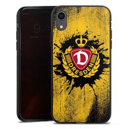 DeinDesign iPhone Xr Handy Silikon H&uuml;lle Case schwarz Handyh&uuml;lle Official Licensed Product Soccer Sg Dynamo Dresden
