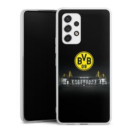 DeinDesign Galaxy A53 5G Handy Silikon H&uuml;lle Case transparent Handyh&uuml;lle Borussia Dortmund Bvb Stadium Silikon Case