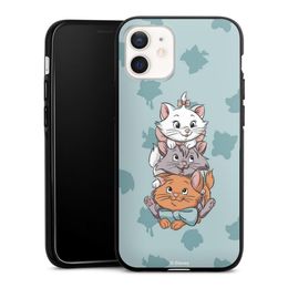 DeinDesign iPhone 12 Handy Silikon H&uuml;lle Case schwarz Handyh&uuml;lle Disney Aristocats Cat