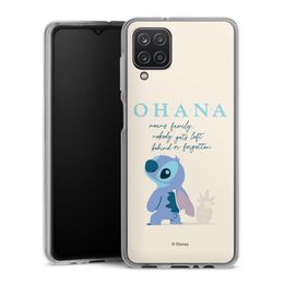 DeinDesign Galaxy A12 Handy Silikon H&uuml;lle Case transparent Handyh&uuml;lle Lilo & Stitch Disney Official Licensed Product Silikon Case