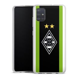 DeinDesign Galaxy A51 Handy Silikon H&uuml;lle Case transparent Handyh&uuml;lle Logo Gladbach Borussia M&ouml;nchengladbach Silikon Case