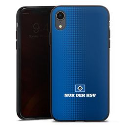 DeinDesign iPhone Xr Handy Silikon H&uuml;lle Case schwarz Handyh&uuml;lle Hsv Logo Official Licensed Product