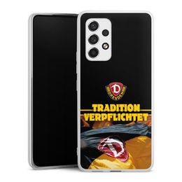 DeinDesign Galaxy A53 5G Handy Silikon H&uuml;lle Case transparent Handyh&uuml;lle Sg Dynamo Dresden Merchandise Sgd Silikon Case