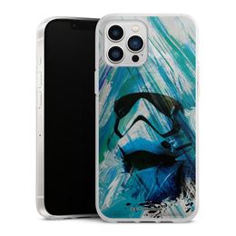DeinDesign iPhone 13 Pro Max Handy Silikon H&uuml;lle Case transparent Handyh&uuml;lle Colourful Stormtrooper Star Wars Silikon Case