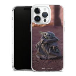 DeinDesign iPhone 14 Pro Max Handy Silikon H&uuml;lle Case transparent Handyh&uuml;lle The Child Star Wars Baby Yoda Silikon Case