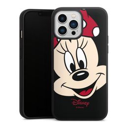 DeinDesign iPhone 13 Pro Max Handy Premium Silikon H&uuml;lle Handyh&uuml;lle schwarz Case Disney Minnie Mouse Official Licensed Product Silikon Premium Case