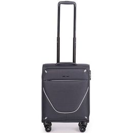 Stratic Weichgepäck-Trolley Strong S, anthracite, 4 Rollen, grau