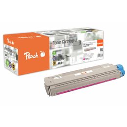 Peach O4348/69 Toner ma ersetzt OKI 43487710 f&uuml;r z.B. OKI C 8600 CDTN, OKI C 8600 DN, OKI C 8600 DTN, OKI C 8600 N, OKI C 8600, OKI C 8800 CDTN (wiederaufbereitet)