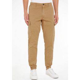 Tommy Hilfiger Cargohose CHELSEA CARGO GABARDINE GMD mit aufgesetzten Taschen, grau