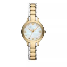 Emporio Armani Uhr - Three-Hand Stainless Steel Watch - in mehrfarbig - Uhr für Damen