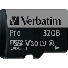 Verbatim Speicherkarte microSDHC/SDXC-Card Pro 32 GB