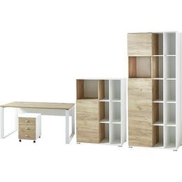 Germania Büro-Set GW-Lioni, (Set, 4-St), weiß